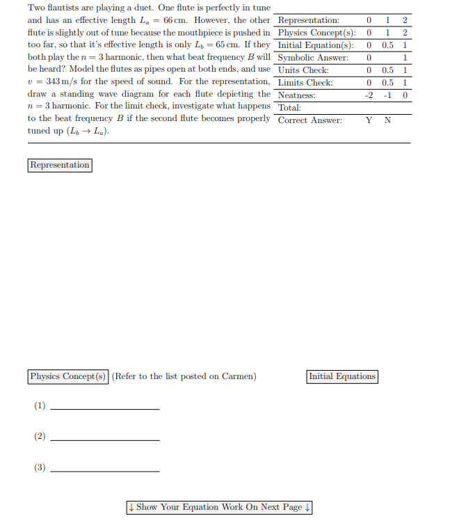 Solved Two flautists are playing a duet. One flute is | Chegg.com