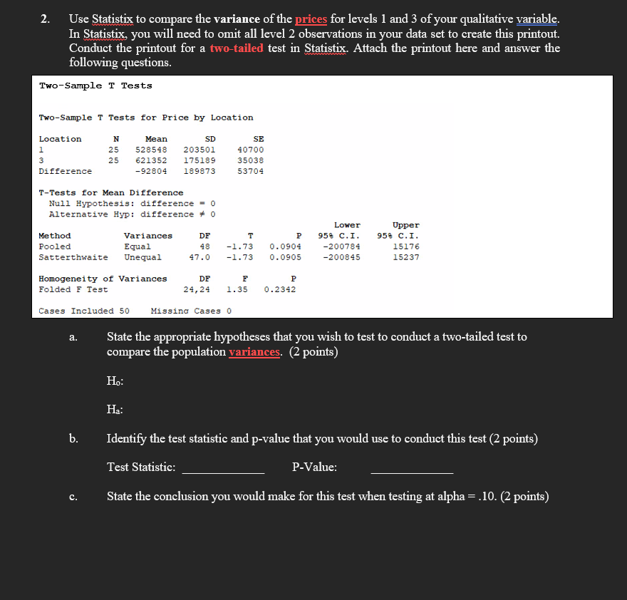 Solved Directions: Fill in the answer to the questions posed | Chegg.com