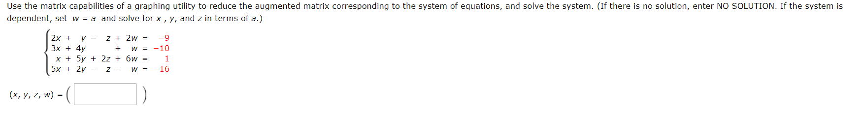 Solved Use the matrix capabilities of a graphing utility to | Chegg.com