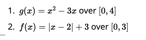 Solved Find the average value of the function over the given | Chegg.com