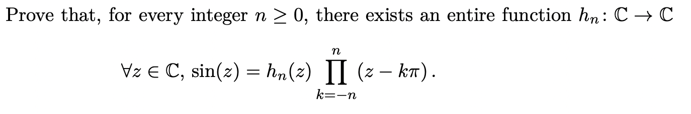 Solved Prove that, for every integer n≥0, ﻿there exists an | Chegg.com