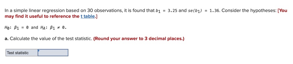 Solved Consider the following regression results based on 40 | Chegg.com