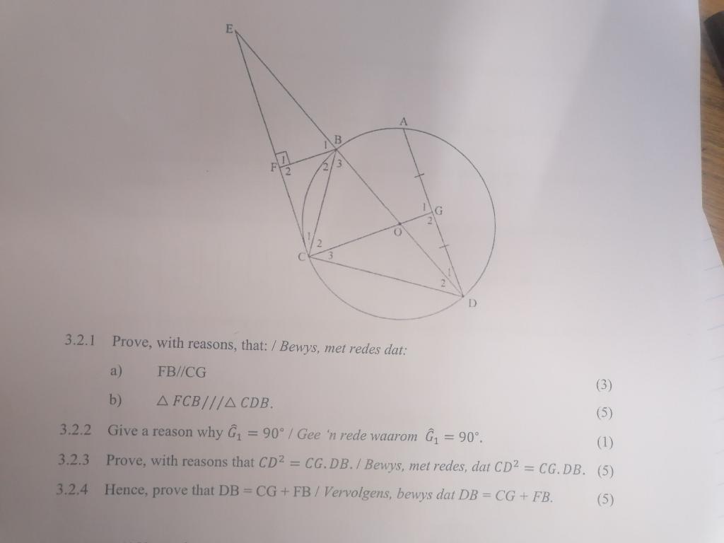 Solved 3.2.1 Prove, with reasons, that: / Bewys, met redes | Chegg.com