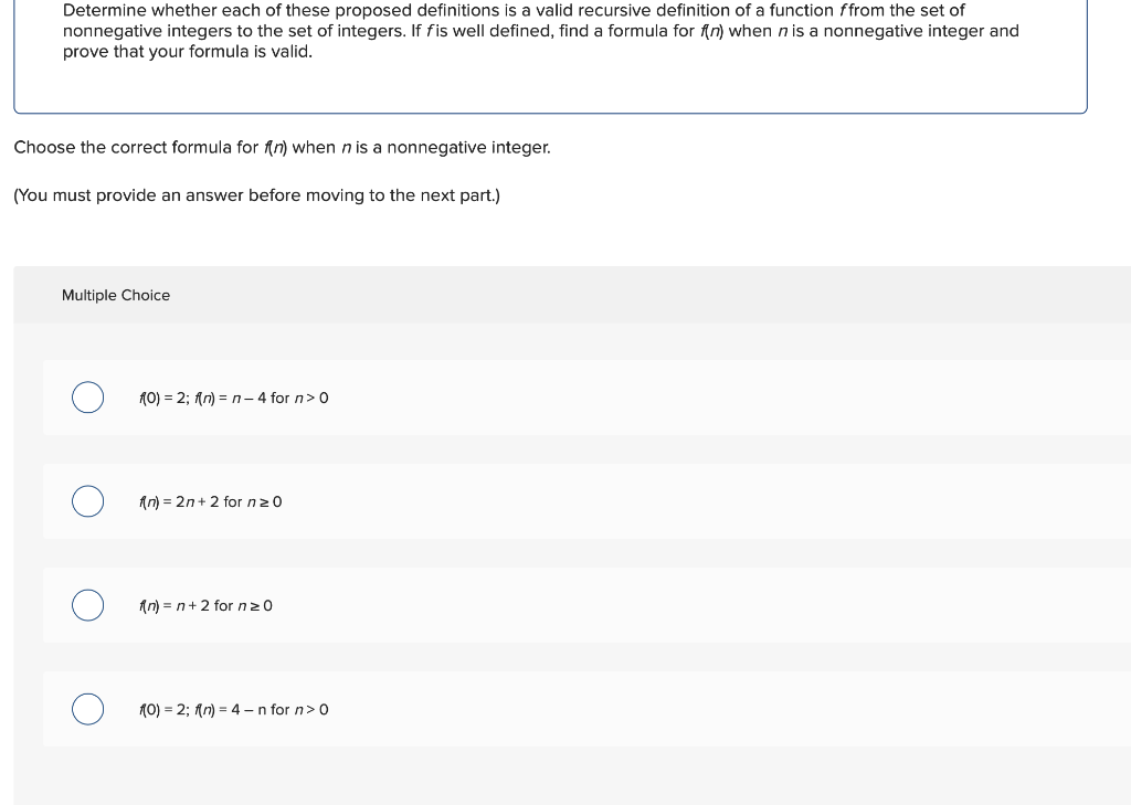 Solved Determine whether each of these proposed definitions | Chegg.com
