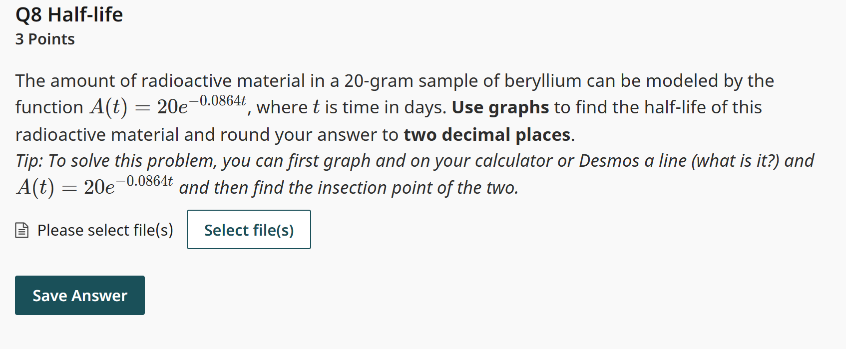 Solved Q4 Rational Function Application II 3 Points The | Chegg.com