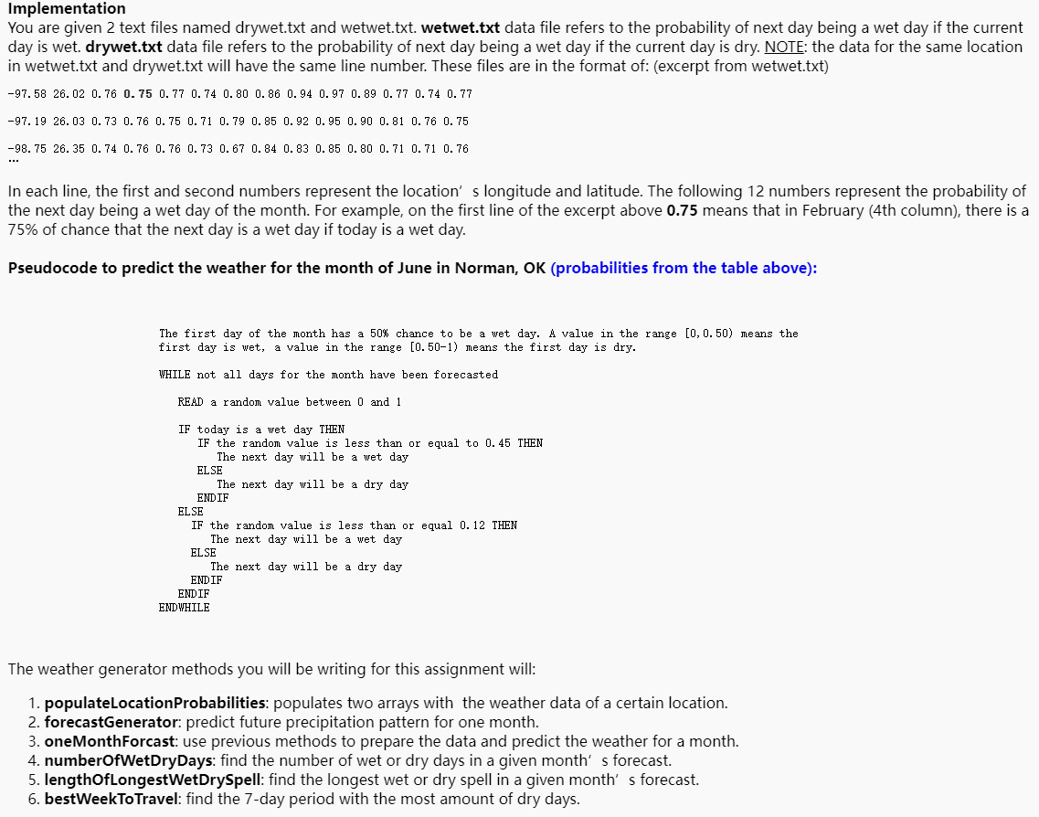 Solved Since we are just beginning as weather forecasters, | Chegg.com