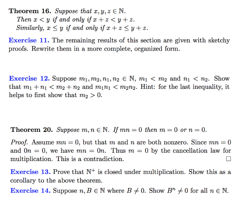 Solved Theorem 16. Suppose that x,y,z E N. Then x