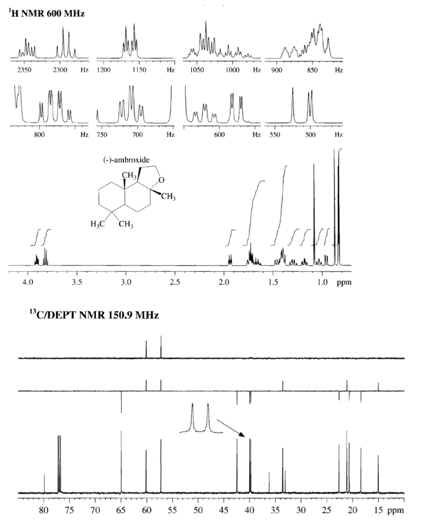 6. In the following (-)-ambroxide molecule (structure | Chegg.com