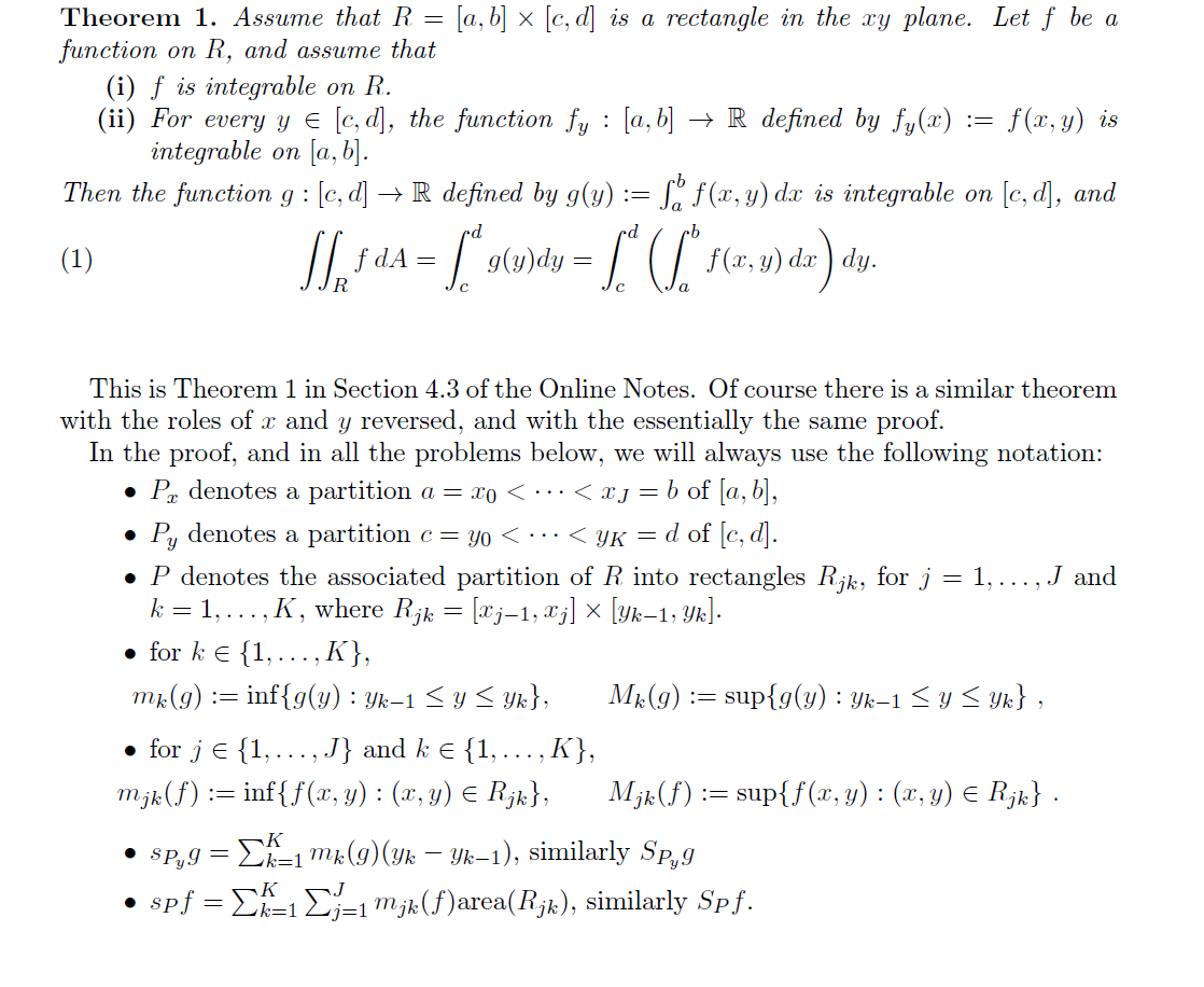 Solved: [a, Bx E, Dis A Theorem 1. Assume That R Rectangle... | Chegg.com