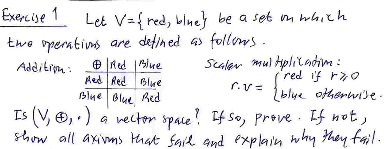 Solved Exercise 1 Let V={ red, blue } be a set on which | Chegg.com Solved Exercise 1 Let V={ red, blue } be a set on which | Chegg.com