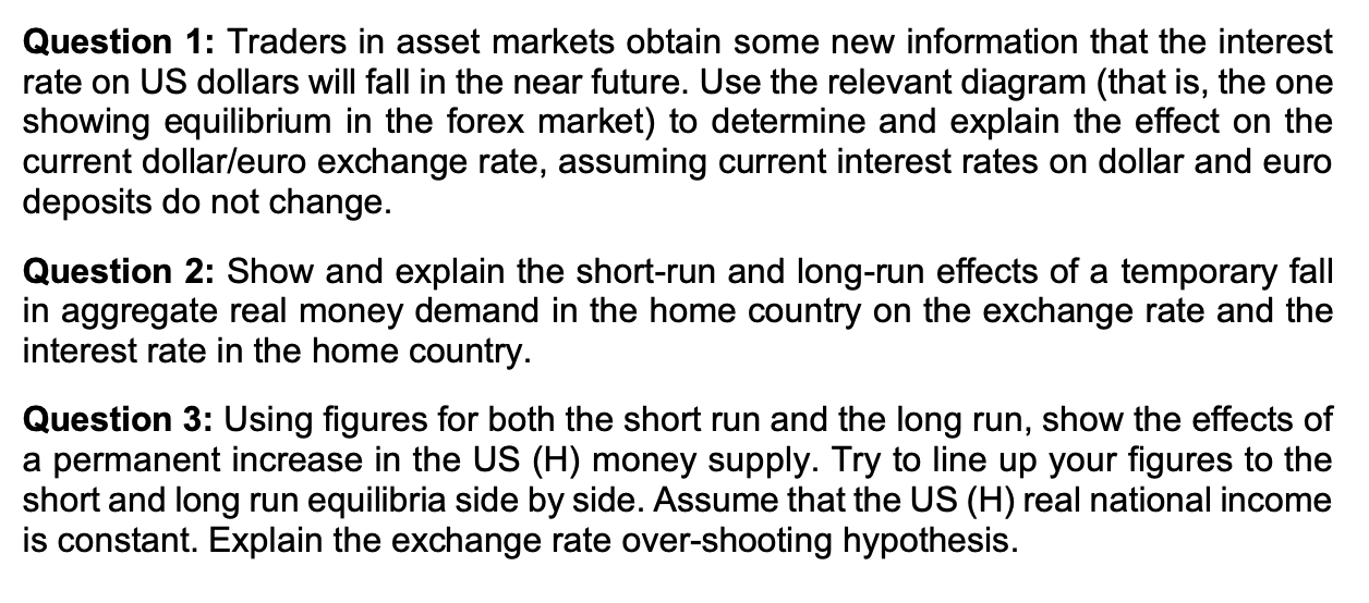 Solved Question 1: Traders in asset markets obtain some new | Chegg.com