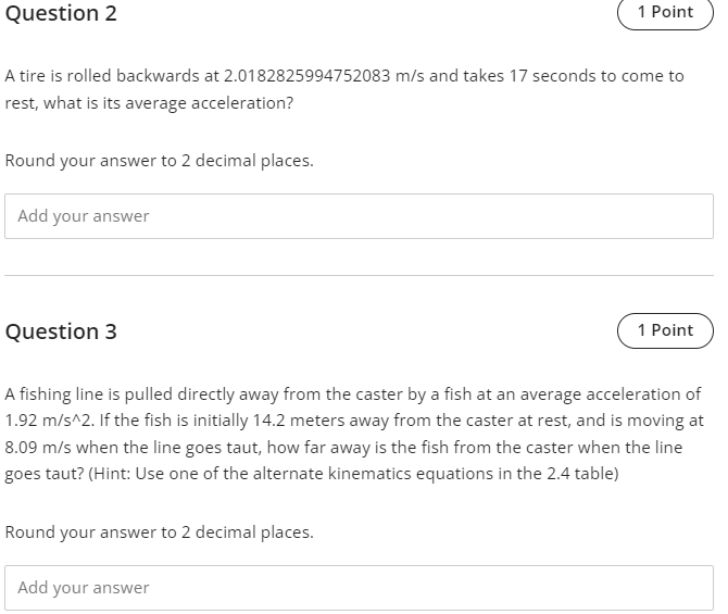 Solved Question 2A tire is rolled backwards at | Chegg.com