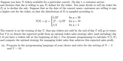Program in the programming language of your choice | Chegg.com