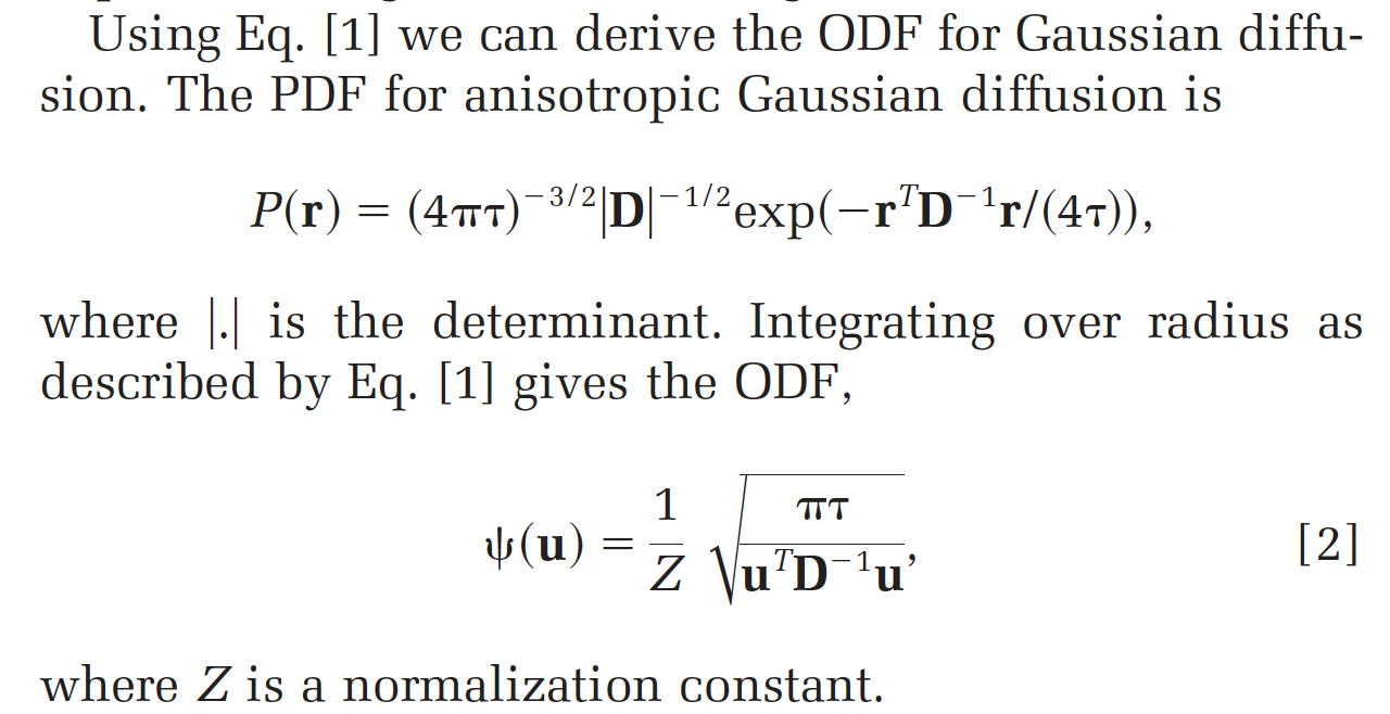 Orientation Distribution Function Odf The