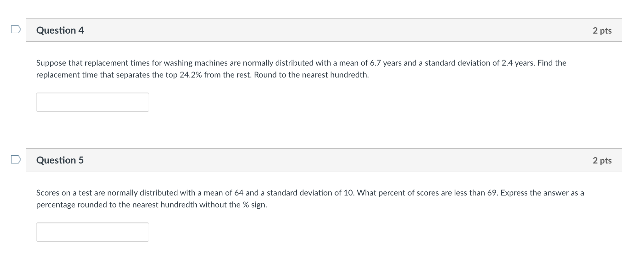 Solved Suppose that replacement times for washing machines | Chegg.com