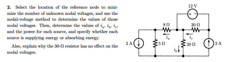Solved Select the location of the reference node to | Chegg.com