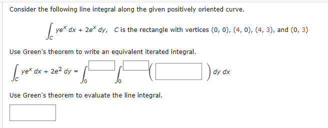 Solved Consider the following line integral along the given | Chegg.com