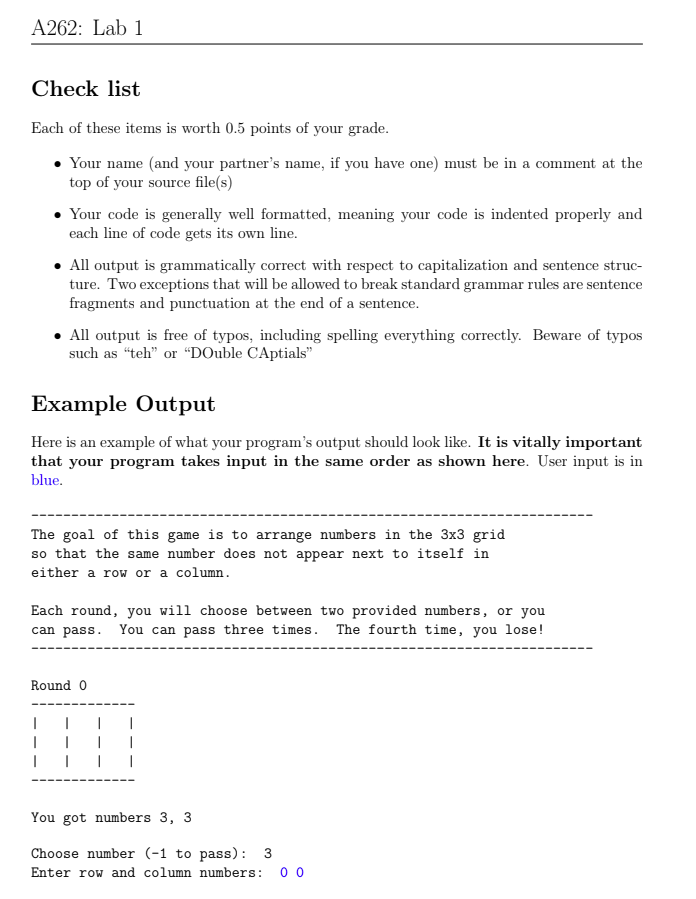 Solved Lab 1:Micro Sudoku For this lab, you will implement a | Chegg.com