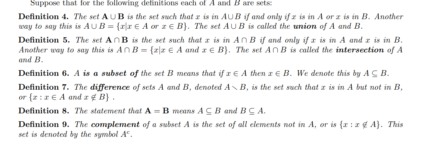 Solved (1) Choose one of the following Set Theory proofs: A. | Chegg.com