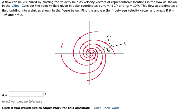 Solved A flow can be visualized by plotting the velocity | Chegg.com