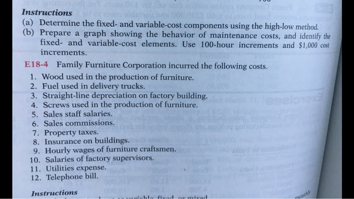 Solved Instructions (a) Determine the fixed- and | Chegg.com
