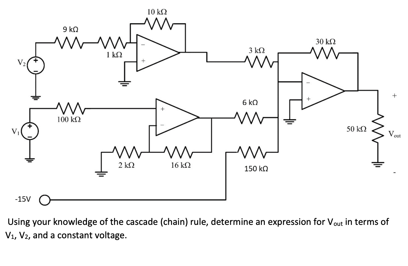 Solved 10 ΚΩ 9 ΚΩ 30 kΩ I 3 kΩ 1 ΚΩ + I + + 6 kΩ ΑΛΛΗ 100 kΩ | Chegg.com