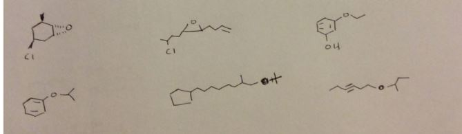 Solved Organic Chemistry: Alcohol, Ether, Epoxide | Chegg.com