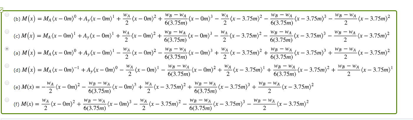Solved P10.034 (Multistep) Part 1 Correct For the beam and | Chegg.com