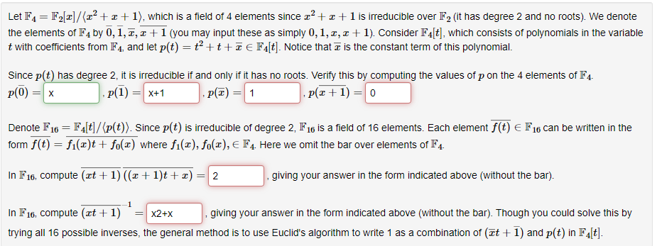 Solved THE ANSWERS IN GREEN BOXES ARE CORRECT, THE ANSWERS | Chegg.com