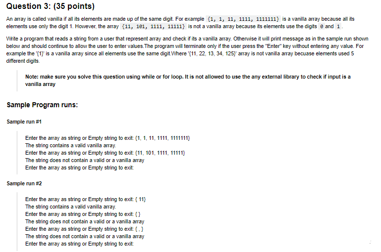 Solved . Notes “ Must be followed “ 1) Write comments to | Chegg.com