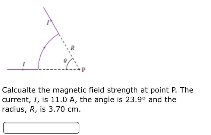 Solved Calculate the magnetic field strength at point P. | Chegg.com
