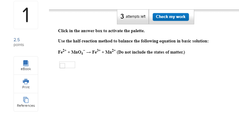 Solved 3 attempts left Check my work Click in the answer box | Chegg.com