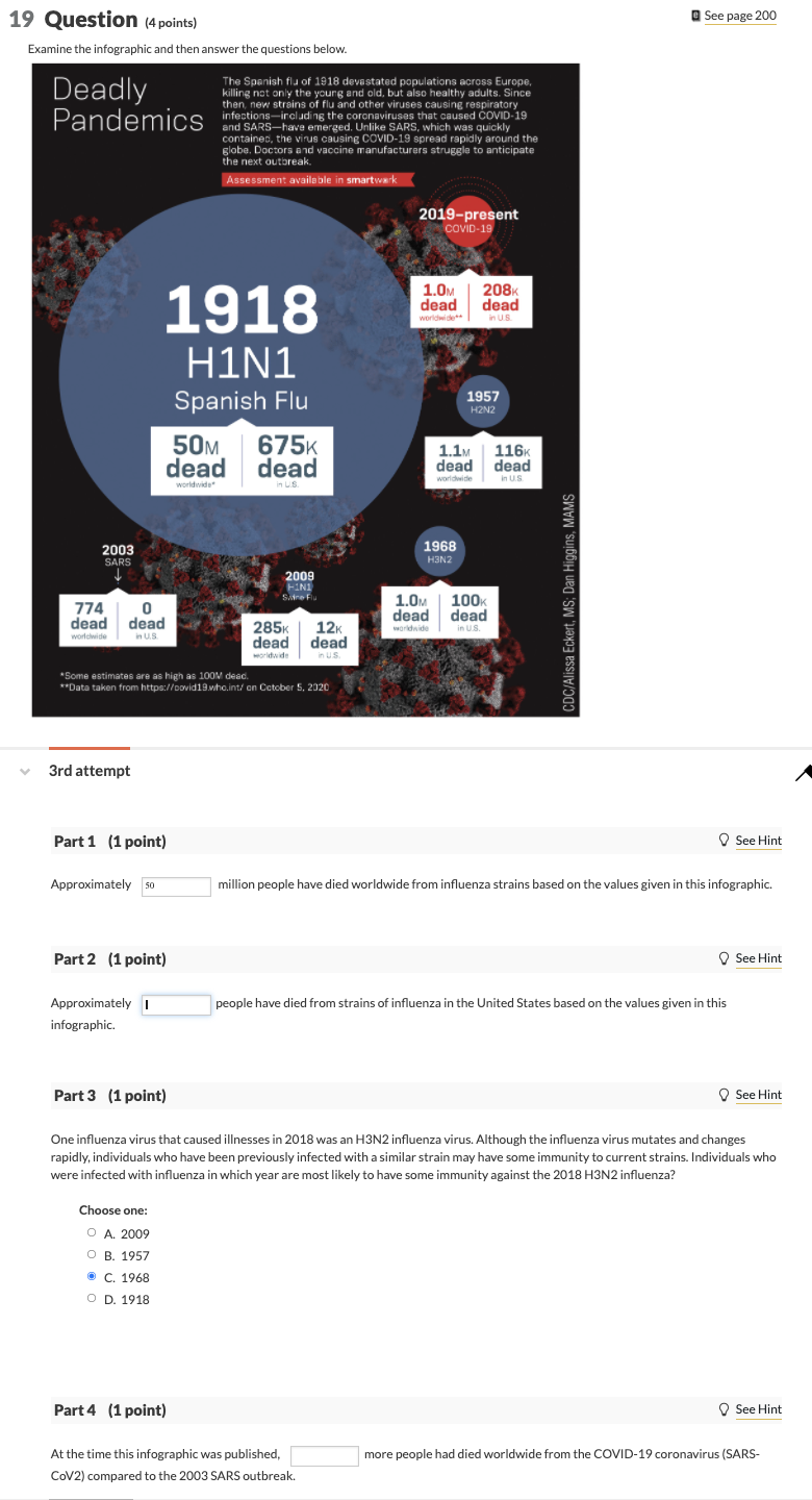 @ See page 200 19 Question (4 points) Examine the | Chegg.com