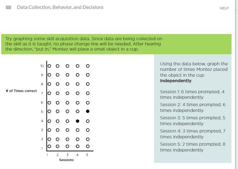 = Data Collection, Behavior, and Decisions HELP Try | Chegg.com