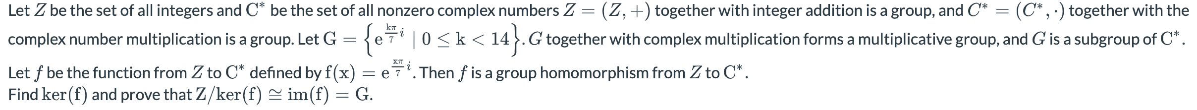 Solved Let Z ﻿be the set of all integers and C** ﻿be the set | Chegg.com