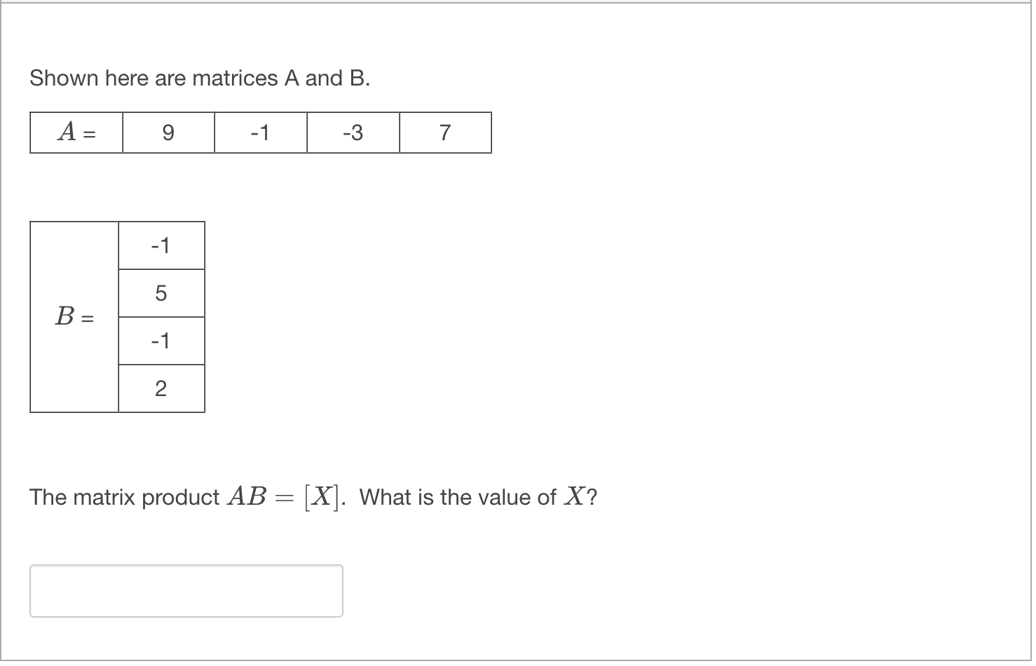 Solved Shown here are matrices A and B. | Chegg.com