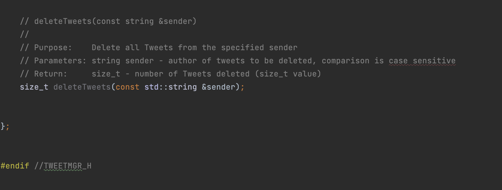 Help me correct the methods pasted below. The .h file | Chegg.com