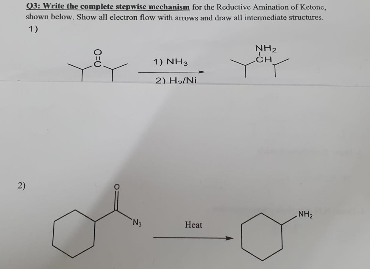 Solved Q3: Write the complete stepwise mechanism for the | Chegg.com