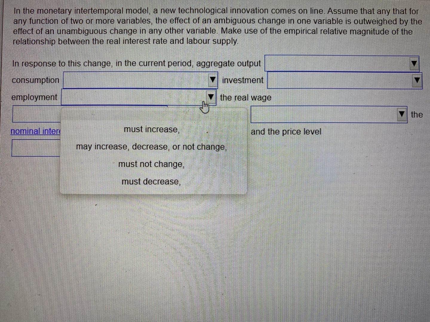 Solved In the monetary intertemporal model, a new | Chegg.com