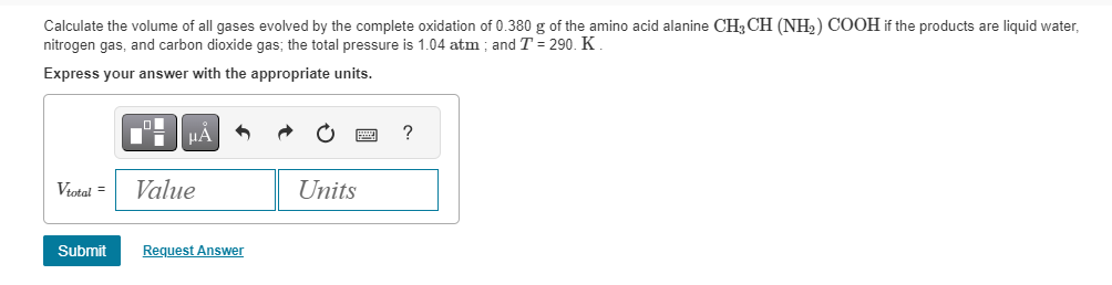 Solved Calculate the volume of all gases evolved by the | Chegg.com