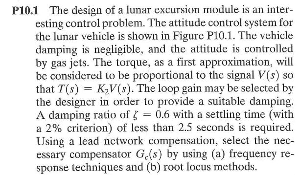 Solved Problem P10.1 (Modified part (a)). You may use K1 = | Chegg.com