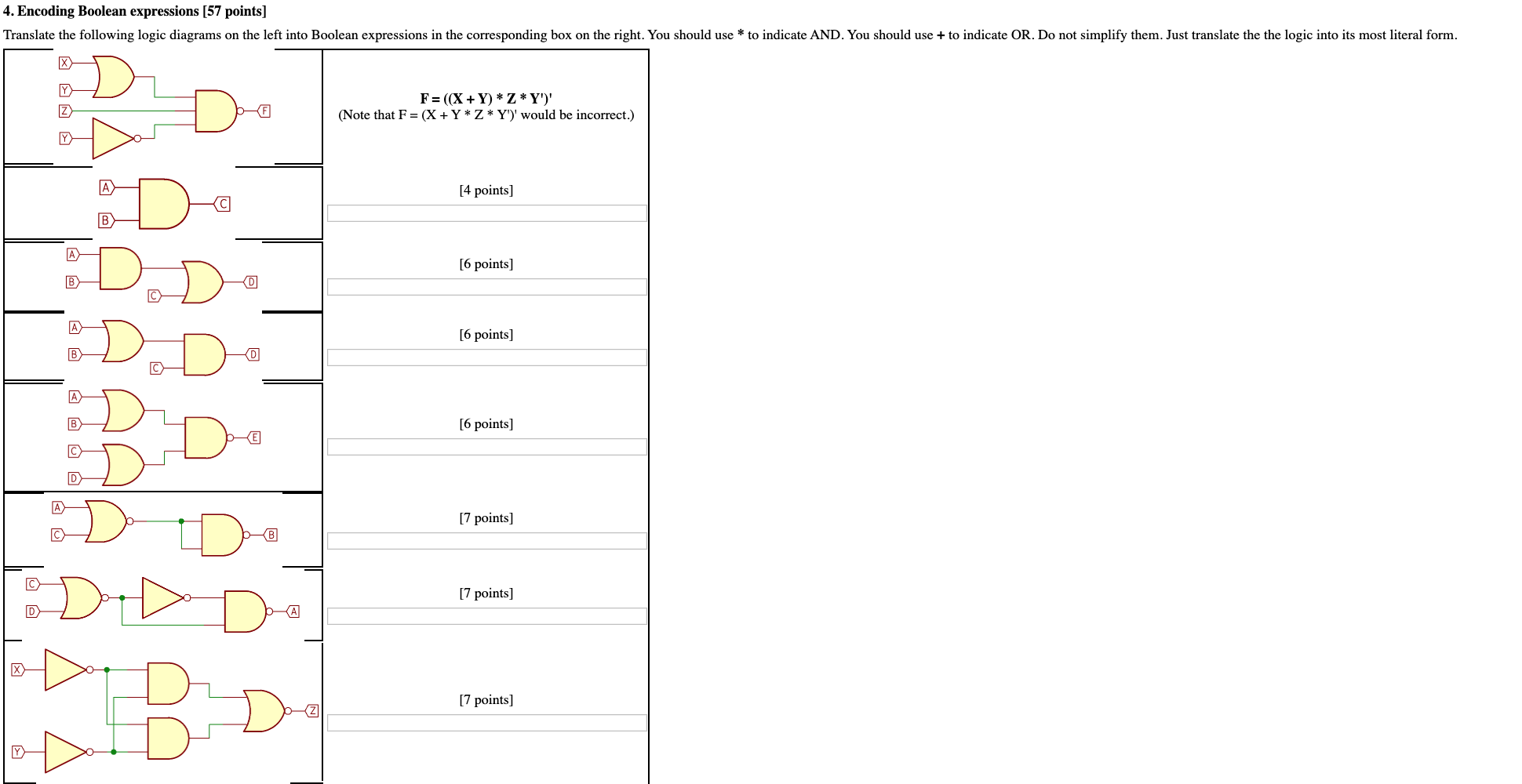 Solved 4 Encoding Boolean Expressions [57 Points] Translate