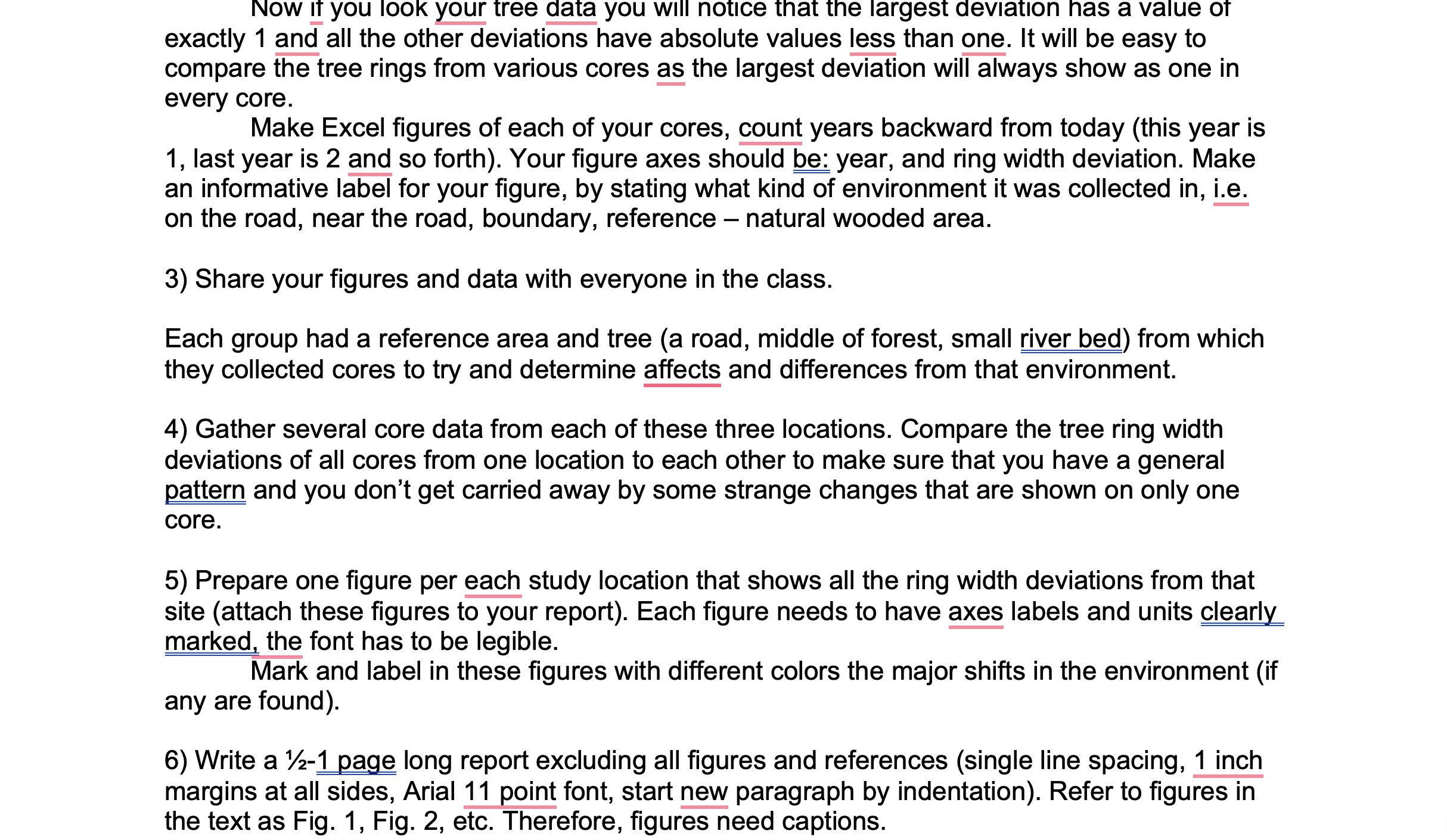 Solved Objective In this lab you will analyze the tree cores | Chegg.com Solved Objective In this lab you will analyze the tree cores | Chegg.com