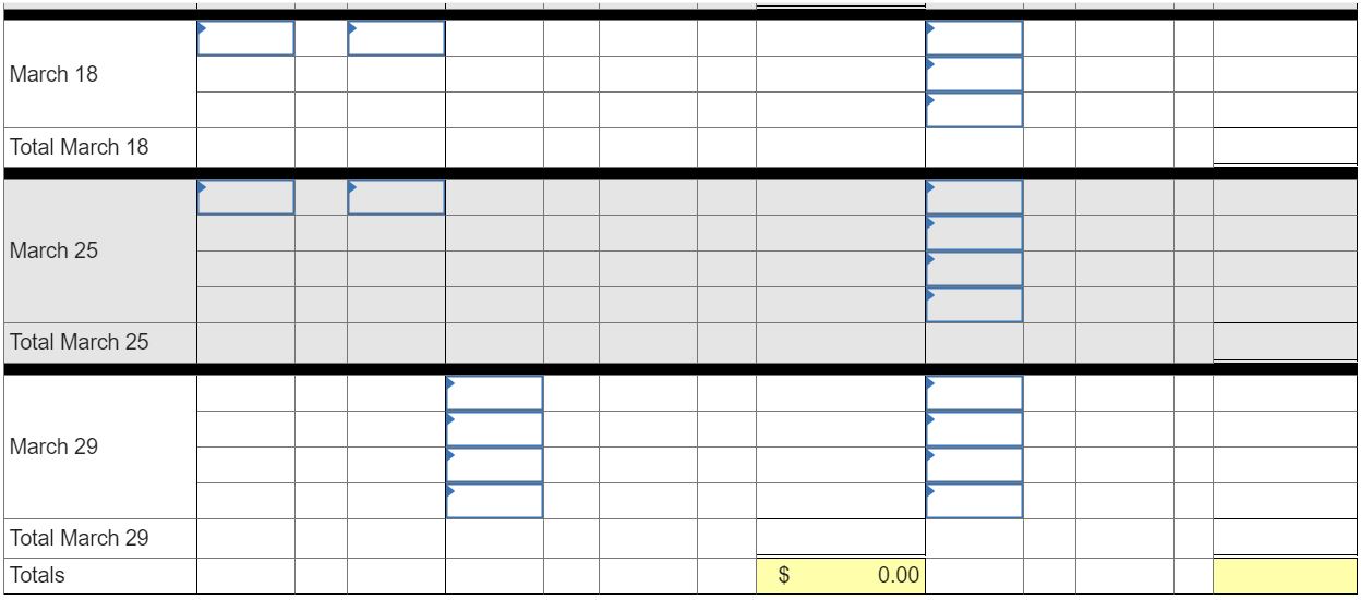 Solved Warnerwoods Company uses a perpetual inventory | Chegg.com