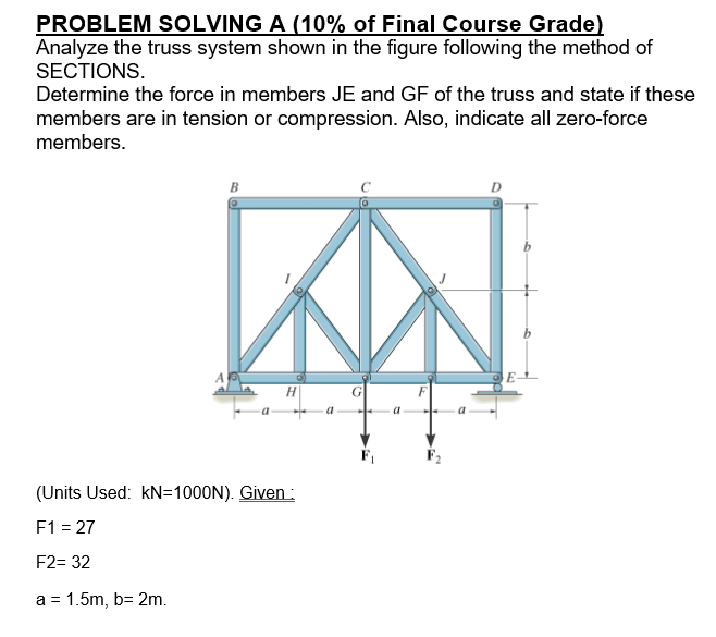 PROBLEM SOLVING A ( 10% ﻿of Final Course | Chegg.com
