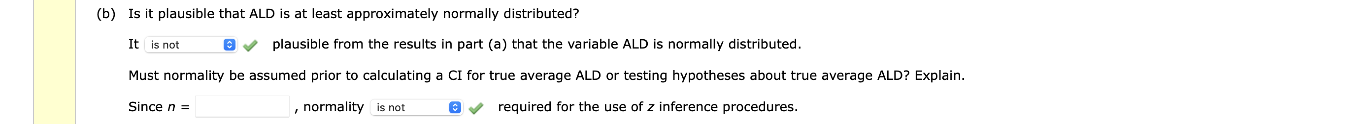 Solved Consider the following ALD observations for a sample | Chegg.com