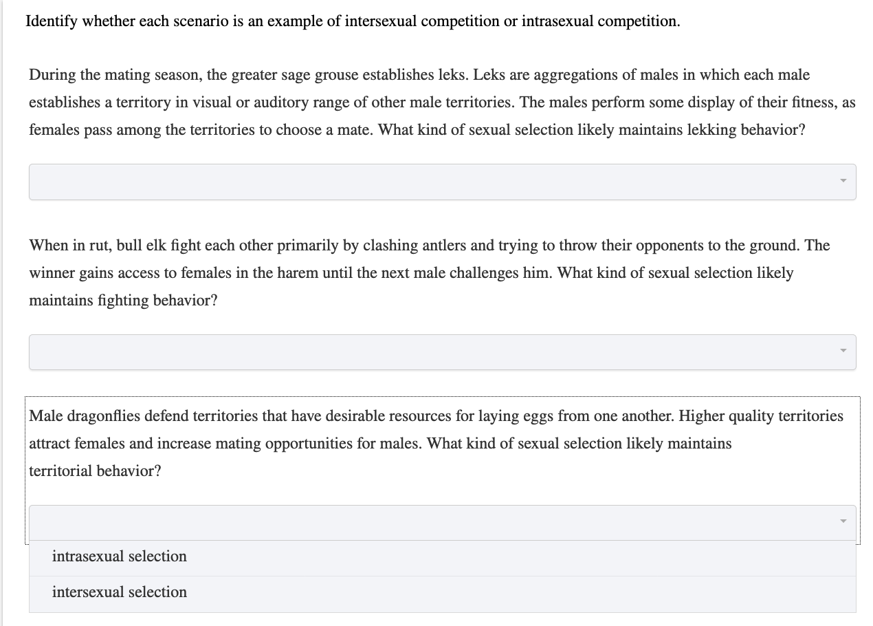 Solved Identify whether each scenario is an example of | Chegg.com