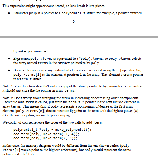 Solved C-Programming: Add a term to a polynomial. * * This | Chegg.com