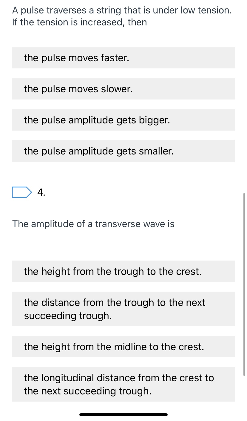Solved A pulse traverses a string and encounters a loose | Chegg.com