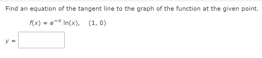 Solved Find an equation of the tangent line to the graph of | Chegg.com